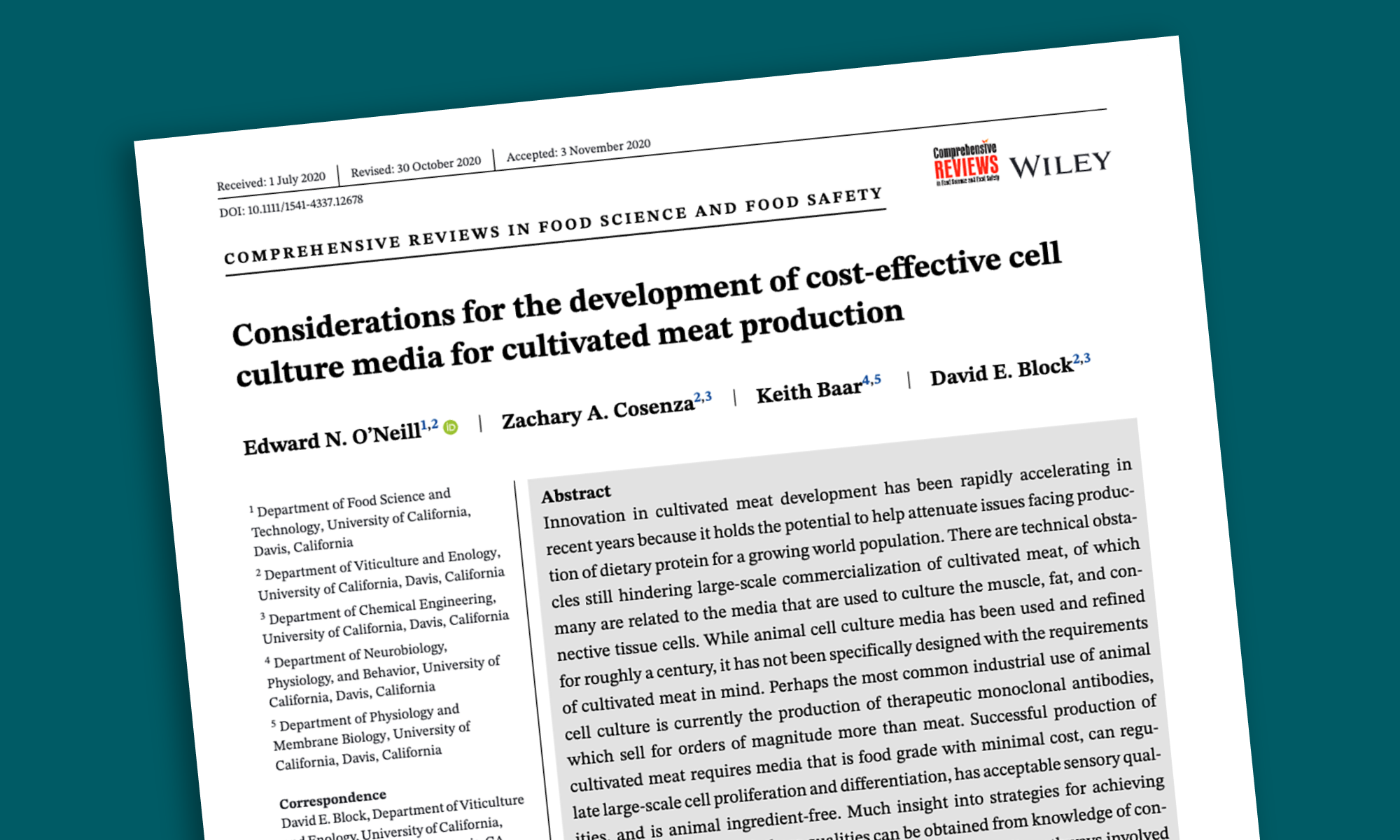 The science of cultivated meat | GFI