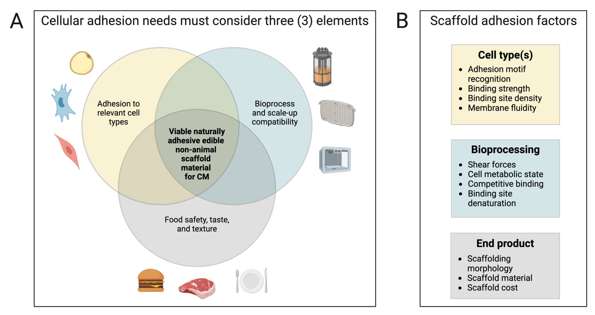 Naturally adhesive and edible non-animal scaffolding materials - The ...